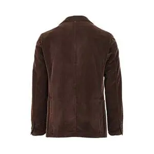 L.B.M. 1911 L. B.m. 1911 Corduroy Single-breasted Jacket - Brown