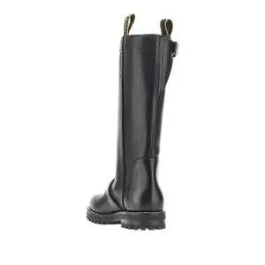 Fendi Commando' Leather Boots - Black