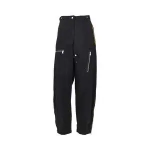 Fendi Parachute Canvas Barrel Leg Cargo Pants