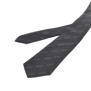 Gucci Motif Silk Necktie
