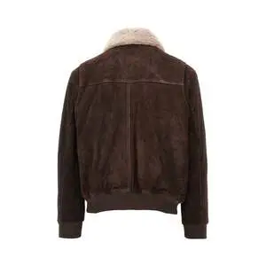 ARMA Bari' Suede Leather Bomber Jacket