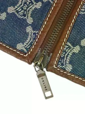 Celine Macadam Zip-up Denim Jacket