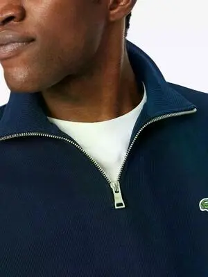 Lacoste Zip-up High-neck Sweatshirt