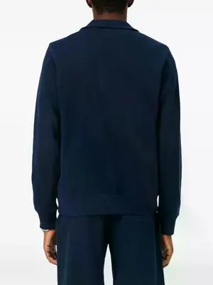 Lacoste Zip-up High-neck Sweatshirt - Blue