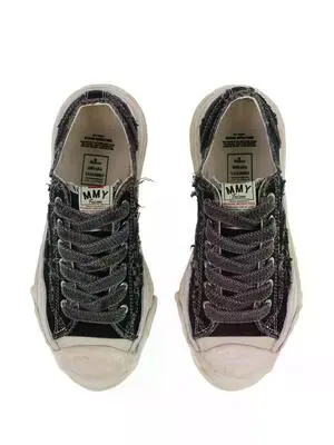 Mihara Yasuhiro Hank Distressed Canvas Sneakers