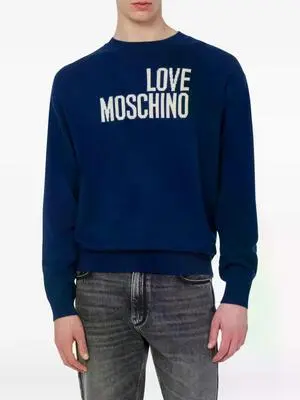 Moschino Logo-intarsia Sweater