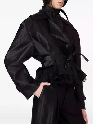 Giuseppe Di Morabito Pinstripe-pattern Fitted Jacket - Black