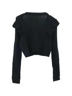 Miu Miu 2019 Ruffle-trim Cardigan
