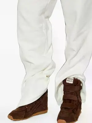 NAKED WOLFE Element Croc-effect Suede Sneakers
