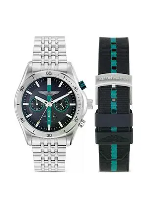 ASTON MARTIN Clp Chronograph 42mm Watch - Blue