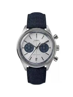 Timex® Marlin® Jet Chronograph 40mm Watch - Silver
