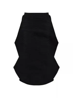 Issey Miyake Pleated Sculptural Maxi Skirt