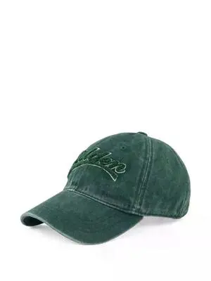 GOLDEN GOOSE Pine- Baseball Cap With Golden Logo Embroidered