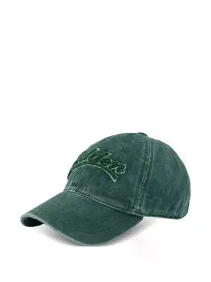 GOLDEN GOOSE Pine- Baseball Cap With Golden Logo Embroidered - Green