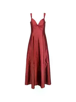MARCO GABRIELLI ATELIER Beaded Flared Maxi Dress
