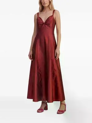 MARCO GABRIELLI ATELIER Beaded Flared Maxi Dress