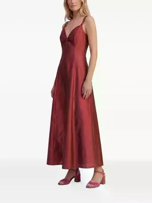 MARCO GABRIELLI ATELIER Beaded Flared Maxi Dress