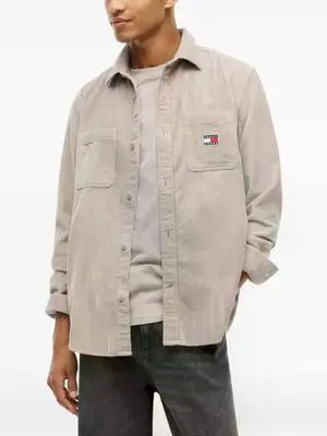 Tommy Hilfiger Logo-patch Corduroy Shirt