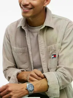 Tommy Hilfiger Logo-patch Corduroy Shirt