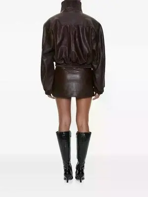 Christopher Esber Alfie Leather Mini Skirt