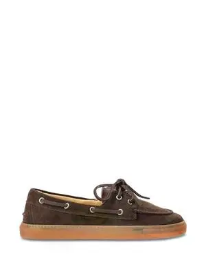 COPENHAGEN  Suede Loafers - Brown