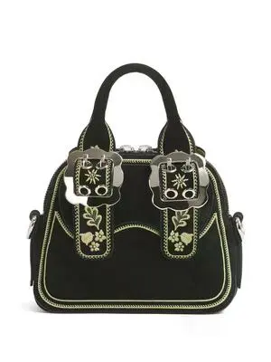 Marni Suede Belte Bag With Embroidery