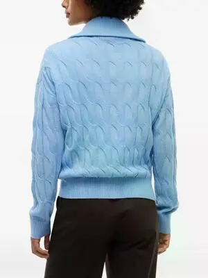 Tommy Hilfiger Cable-knit Quarter-zip Sweater