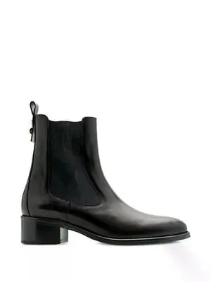 Lottusse 1877 Pina Leather Chelsea Boots - Black