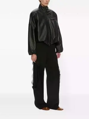 Christopher Esber Dannie Leather Bomber Jacket