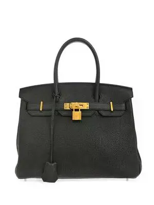Hermès 2016 30 Togo Birkin Tote Bag - Black