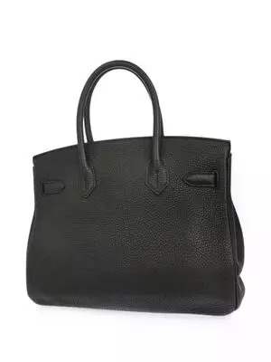 Hermès 2016 30 Togo Birkin Tote Bag - Black
