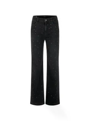 MARCCAIN Wigan Rhinestone-embellished Jeans - Black