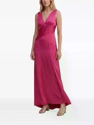 MARCO GABRIELLI ATELIER V-neck Sleeveless Maxi Dress