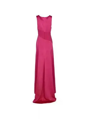 MARCO GABRIELLI ATELIER V-neck Sleeveless Maxi Dress