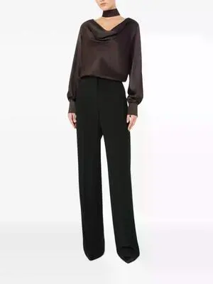 Max Mara Cowl-neck Silk Shirt