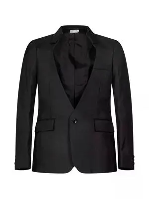 Comme Des Garçons Cut-out Single-breasted Blazer