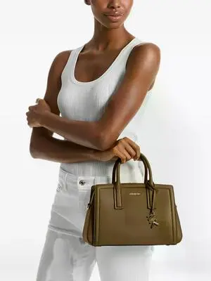 Michael Kors Laila Small Pebbled Leather Satchel
