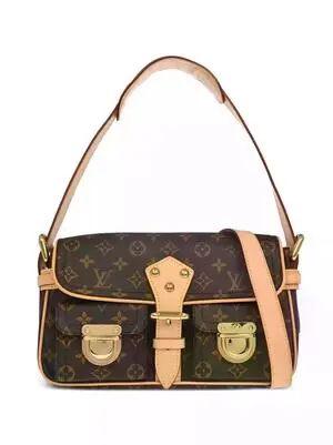 LOUIS VUITTON 2007 Hudson Pm Monogram Shoulder Bag - Brown