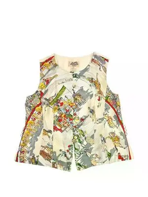 Hermès Cirque Molier Waistcoat - White