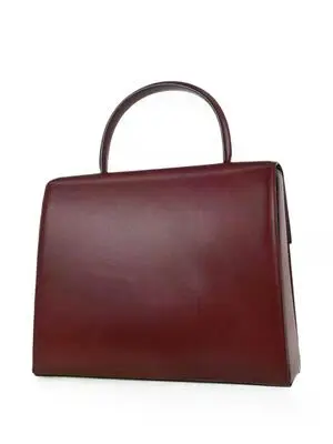 Cartier Logo-embossed Leather Handbag - Red