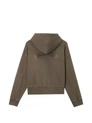 Izzue Logo-embroidered Zip-up Hoodie