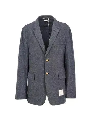 Thom Browne Notch-lapel Blazer - Grey
