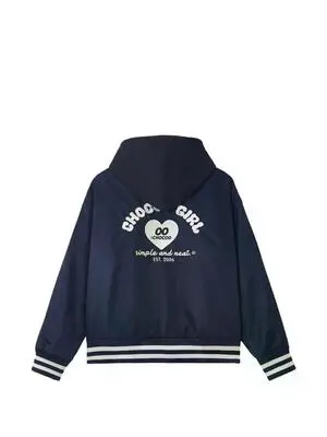 CHOCOOLATE Logo-print Hooded Bomber Jacket