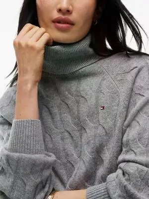 Tommy Hilfiger Cable-knit Roll-neck Sweater