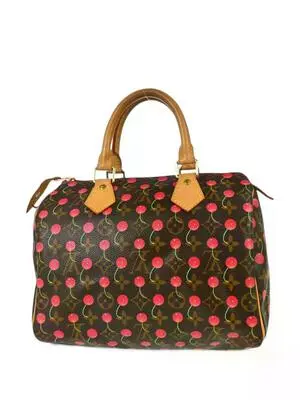 LOUIS VUITTON 25 Speedy Monogram Cherry Tote Bag