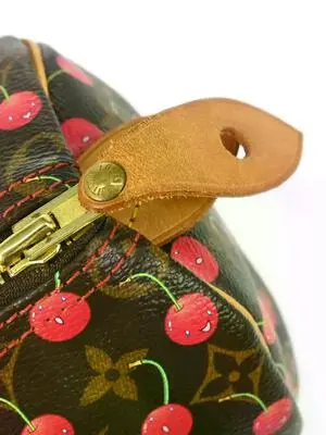 LOUIS VUITTON 25 Speedy Monogram Cherry Tote Bag