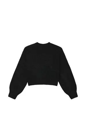 MUSIUM DIV. Button-detail Intarsia-knit Sweater