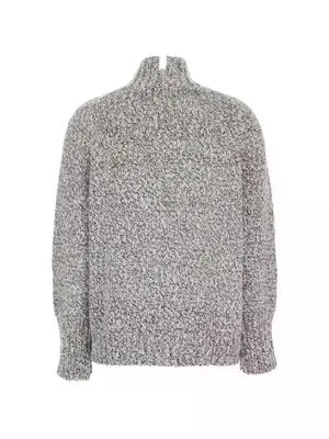 Antonelli Firenze Sequin-embellished High-neck Sweater - Neutrals