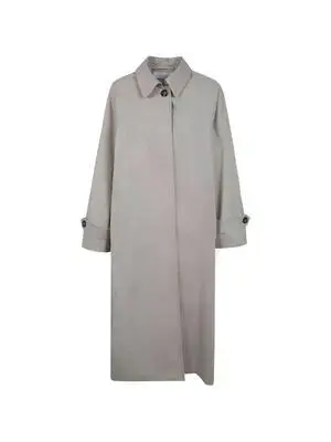 Mark Kenly Domino Tan Caro Back-slit Coat