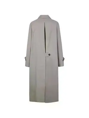 Mark Kenly Domino Tan Caro Back-slit Coat